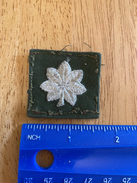 US ARMY LT COL Lieutenant Colonel Rank Insignia Patch INV2272 $4.99 ...