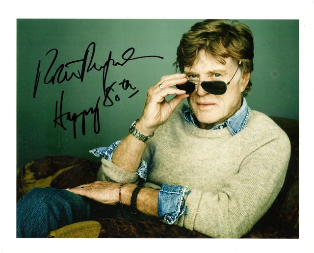 ROBERT REDFORD GROSSFOTO Original Autogramm "Zwei Banditen" "Der Clou ...