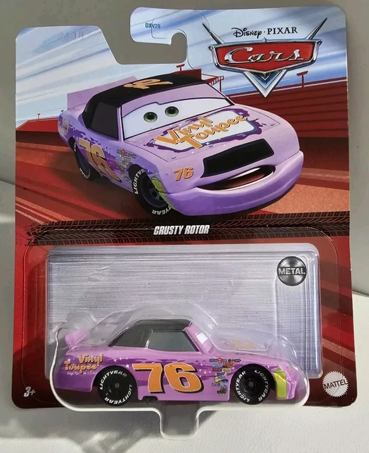 DISNEY PIXAR CARS MODEL CRUSTY ROTOR Vinile troupe N 76 MATTEL 1:55 ...