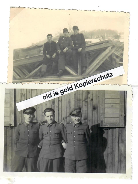 2 PHOTOS GDR CCP DGP construction barracks border command before 1956 ...