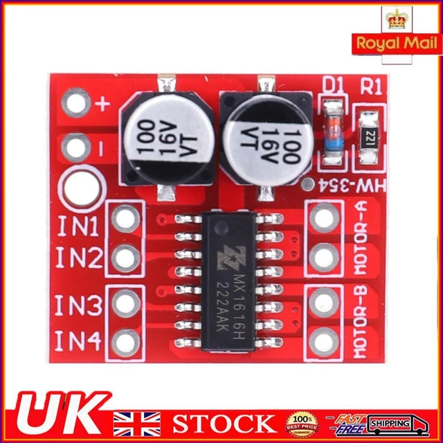 L298N DUAL STEPPER Motor Development Board Reversing PWM Speed Mini for ...