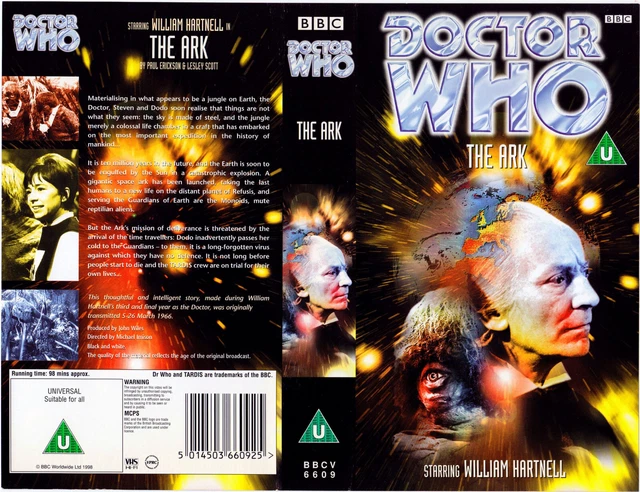 DOCTOR WHO - The Ark [VHS] £6.96 - PicClick UK