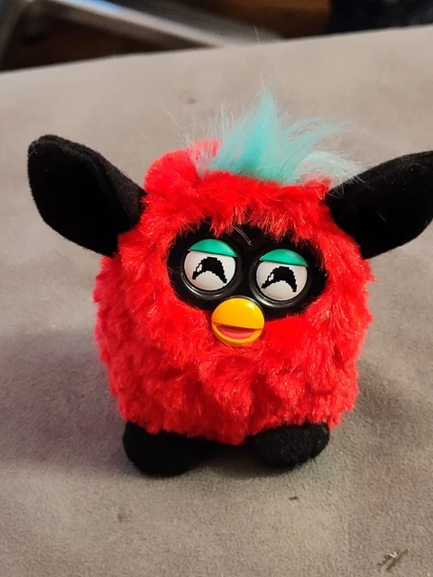 MCDONALDS HAPPY MEAL Soft Toy Red Furby 8 Cm 2013- Vintage -official ...