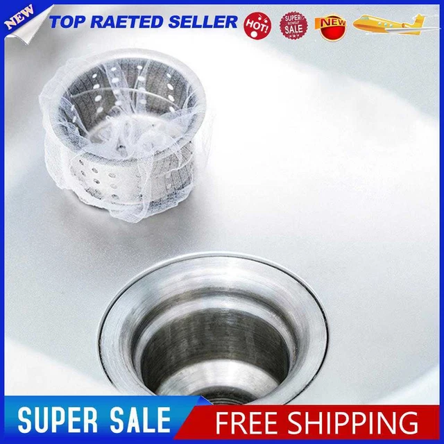 SINK DRAIN FILTER Screen Trash Strainer Garbage Mesh Bag Kitchen ...