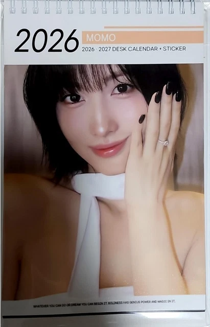 TWICE MOMO PHOTO Calendar 2026 & 2027 K-POP 2025.07-1 $47.30 - PicClick AU