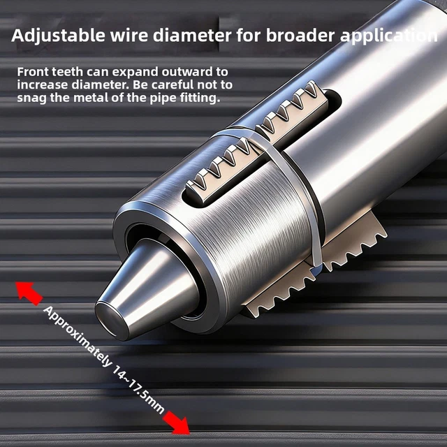 ALLOY STEEL PIPE Thread Spiral Screw Extractor Set for Plumbing ...