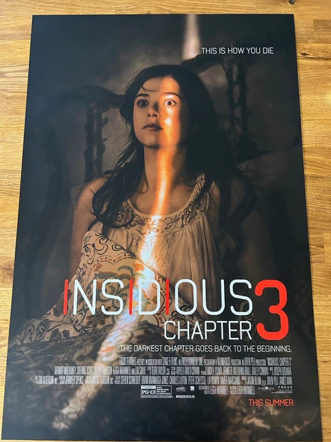 MOVIE POSTER INSIDIOUS Chapter 3 430mm x 640mm EUR 4,66 - PicClick IT