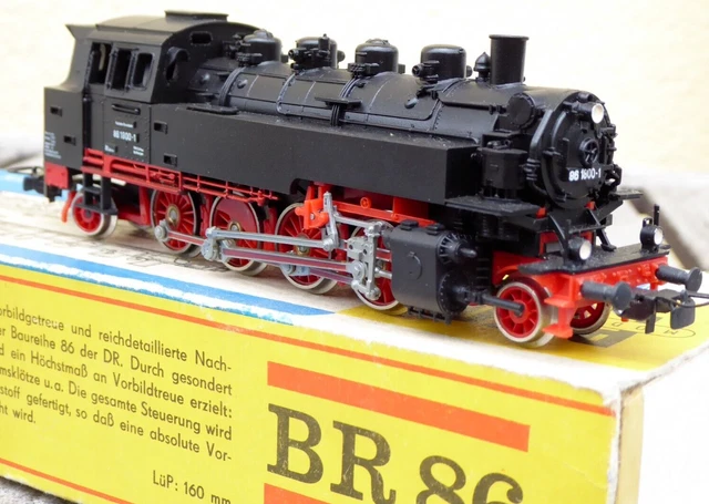 PIKO H0 DAMPFLOK Tenderlok BR 86 1800-1 der DR Epoche 4 sehr gut in OVP, -1- EUR 66,66 - PicClick DE