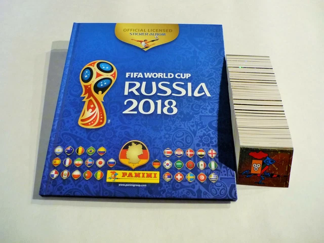 ENSEMBLE COMPLET PANINI Coupe du Monde 2018 + album couverture rigide ...
