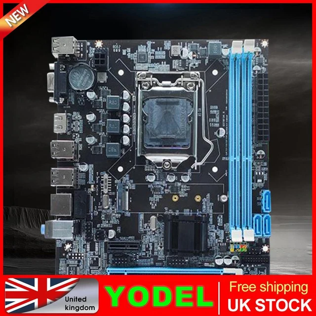 H61 PC MAIN Board 16GB Micro-ATX Desktops MainBoard Support 2 X DDR3 ...