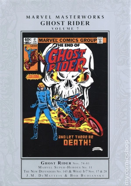 MARVEL MASTERWORKS GHOST Rider HC #7-1ST NM 2025 Stock Image £39.33 ...