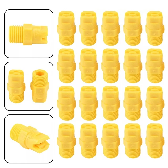 LOT DE 20 buses de pulv risation ventilateur plat plastique 1/4 BSPT avec angle EUR 20,03 ...