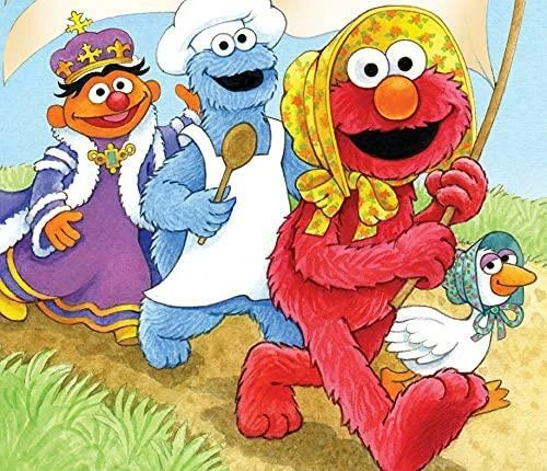 ELMO'S MOTHER GOOSE Rhymes (Sesame Street) (Little Golden Book) EUR 9 ...