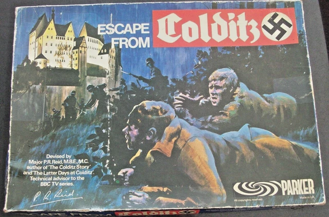 ESCAPE FROM COLDITZ Board Game By Parker Games ~ Complete £35.00 ...