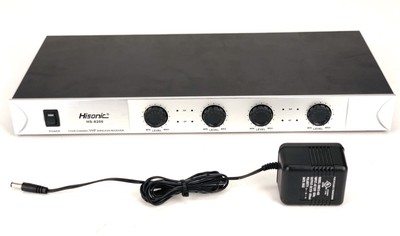 HISONIC 4-CHANNEL VHF Wireless Microphone System HS-8200 $14.35 ...