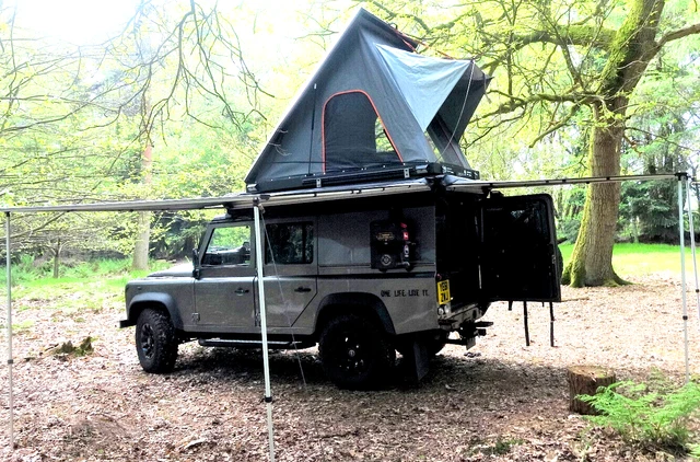 LAND ROVER DEFENDER 110 Camper Van 4x4 Off Road Expedition 2011 - Lots ...