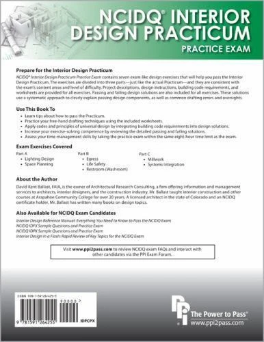 NCIDQ INTERIOR DESIGN Practicum: Practice Exam, Ballast, David Kent ...