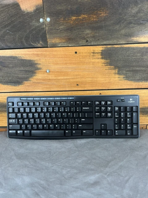 LOGITECH K270 Y-R0042 Black Wireless QWERTY(Standard) Keyboard For PC ...