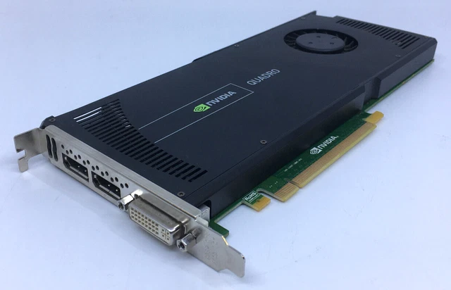 HP NVIDIA QUADRO 4000 2GB 256-Bit Dual DP DVI GDDR5 Graphic Card $27.95 ...