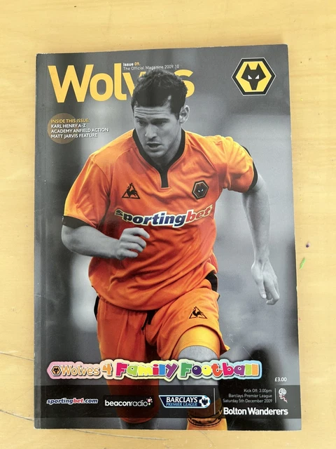 WOLVES VS BARNSLEY FC match Program : Season 2008/9 £9.99 - PicClick UK