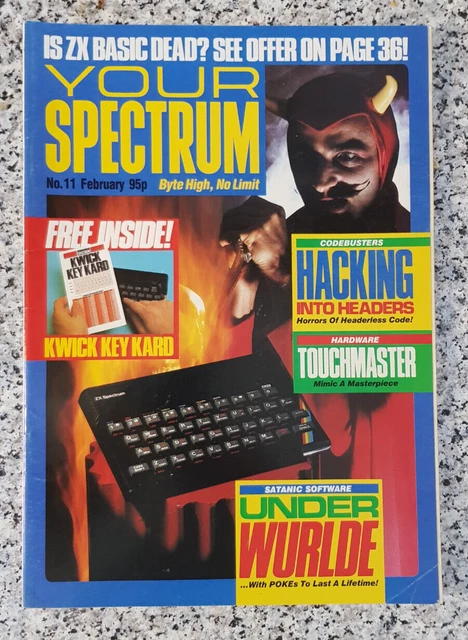 YOUR SPECTRUM NO.11 February 1985. ZX Spectrum magazine. £3.00 ...