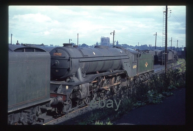 ORIGINAL 35MM SLIDE - ex LNER V2 60929 in store at York shed - 9.65. £3 ...