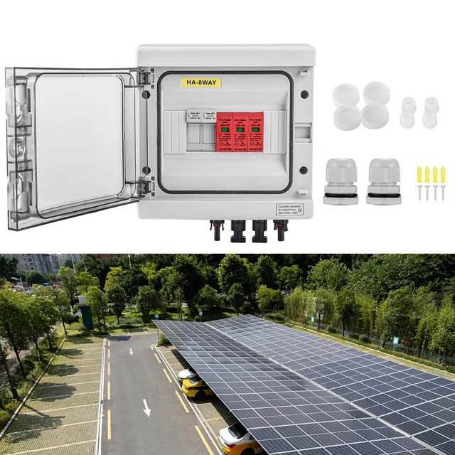 SOLAR JUNCTION BOX Pv DC Circuit Breaker IP65 Waterproof and Dustproof ...