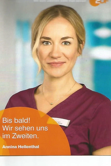 ANNINA HELLENTHAL SCHAUSPIELERIN blanco zum selber sammeln 2024 EUR 1 ...