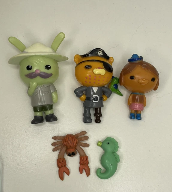 OCTONAUTS CALICO JACK, Ranger Marsh and Dasi Magazine Figures And ...