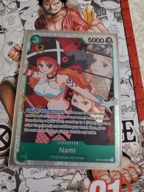 ONE PIECE CARD Game Paramount War Nami Film (SR) OP02-036 NM/M English🔥 EUR 1,10 - PicClick IT