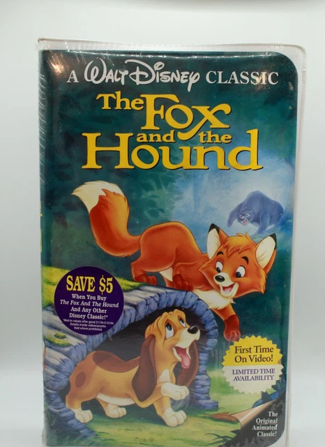 1986 DISNEY “THE Fox and the Hound” VHS Black Diamond Edition Sealed ...