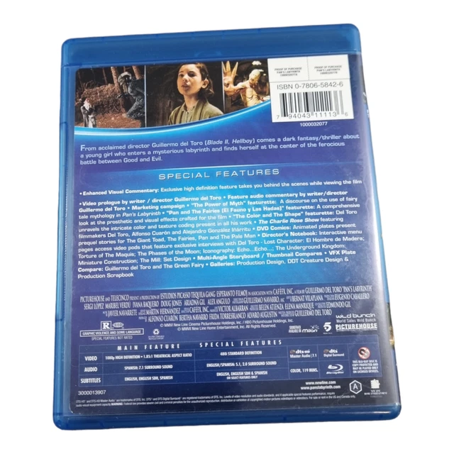 PAN'S/PANS LABYRINTH - Blu-ray REGION A (Import) $14.99 - PicClick AU