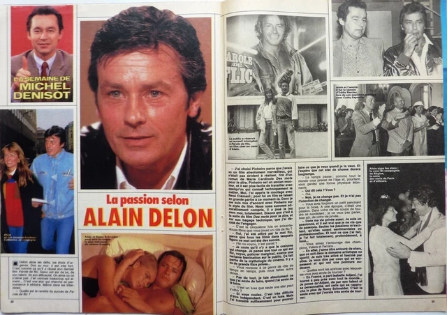 ALAIN DELON = coupure de presse 2 PAGES 1985 / FRENCH CLIPPING EUR 5,00 - PicClick FR