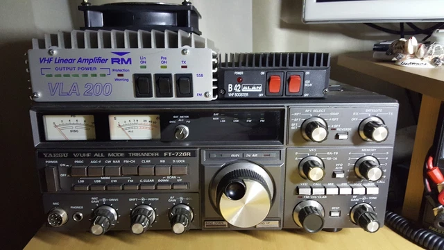 YAESU FT-726R, VHF Amplifier VLA200 ( 200W ), ALAN B42 Booster £499.99 ...