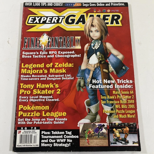 EXPERT GAMER DECEMBER 2000 Issue 78 Video Game Magazine Final Fantasy ...