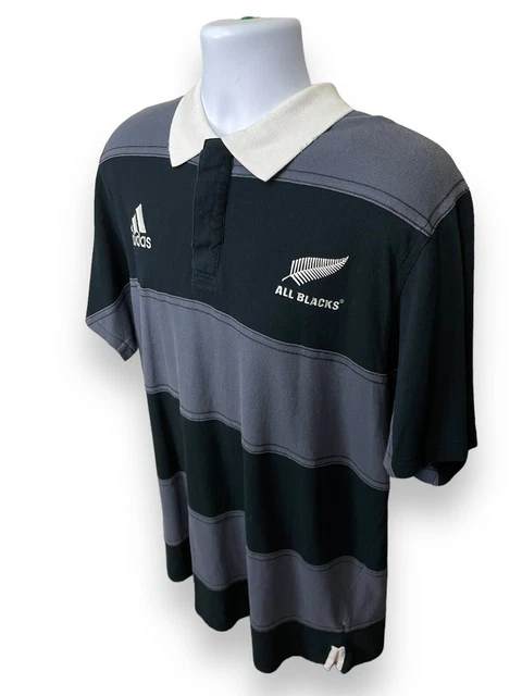 ADIDAS ALL BLACKS Rugby Sweater Jumper New Zealand Top Mens Size XL ...