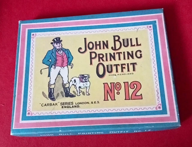 VINTAGE JOHN BULL Printing Outfit No. 12 Made In England £10.00 ...