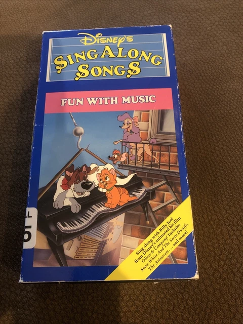 DISNEYS SING ALONG Songs - Fun With Music (VHS, 1993) EUR 0,58 - PicClick FR