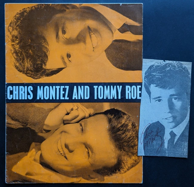 THE BEATLES CHRIS Montez & Tommy Roe 1963 Tour Programme + Montez ...