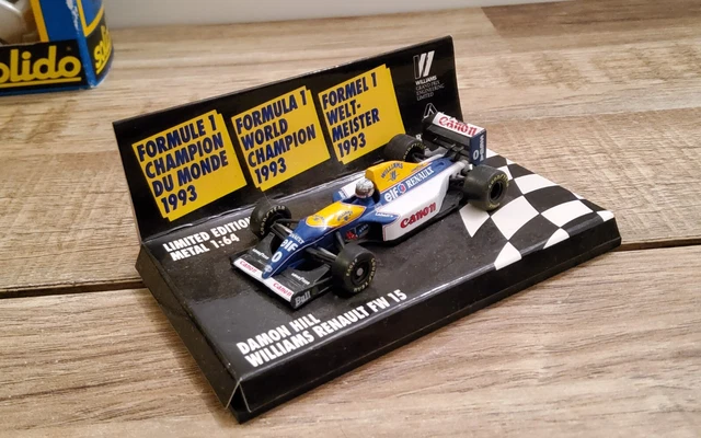 WILLIAMS RENAULT FW15 minicham majorette matchbox hot wheels 1/64 EUR ...