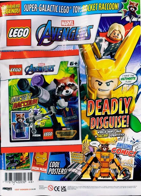 LEGO MARVEL AVENGERS Magazine #24 ~ New With Rocket Raccoon! £5.95 ...