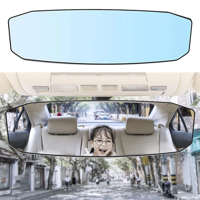 CAR INTERIOR ANTI Glare Panoramic Wide Angle Rear View Mirror Packing ...