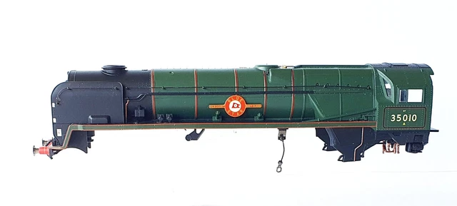 HORNBY REBUILT MERCHANT Navy Class Dcc Body 35010 Blue Star In Br Green ...
