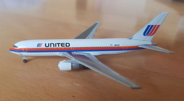 HERPA 530187 UNITED Airlines Boeing 767-200 N607UA 1:500 EUR 22,17 ...
