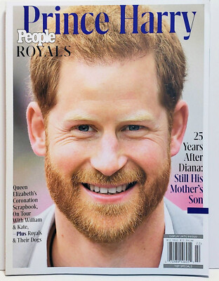 2022 PRINCE HARRY, People Royals Magazine, 25 Years After $7.39 ...