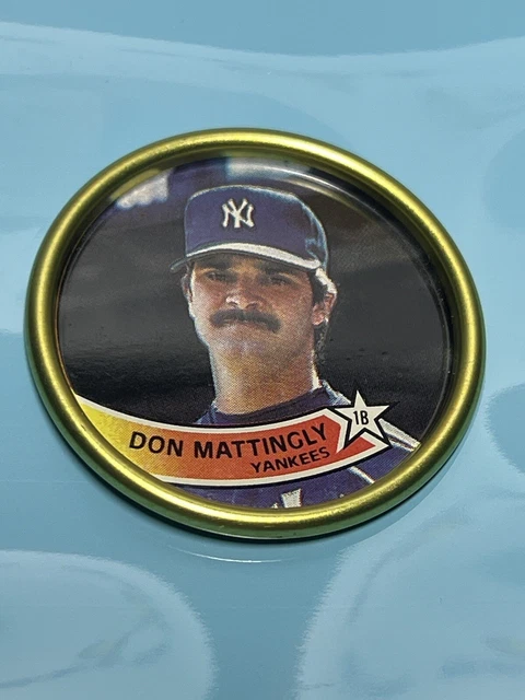 1989 TOPPS COINS New York Yankees carte de baseball #43 Don Mattingly ...