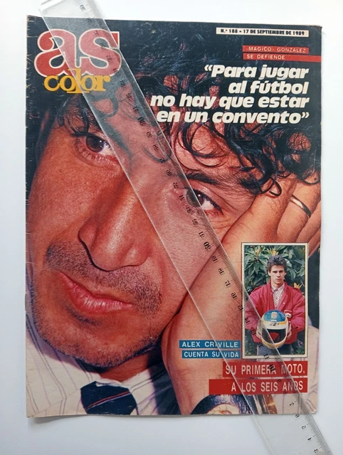 REVISTA DIARIO AS 1989: Reportaje Mágico González (Cádiz C.f.) EUR 49,99 - PicClick ES