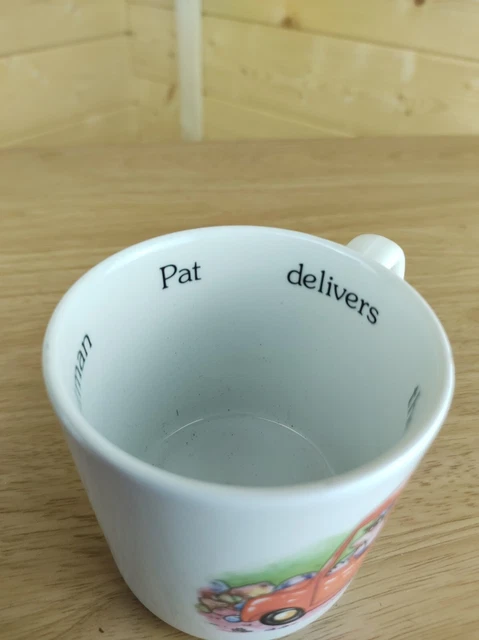 VINTAGE CROWN STAFFORDSHIRE 1984 Postman Pat small ceramic mug W.A. Ltd ...