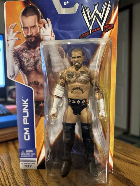 2013 WWE WWF Mattel CM Punk Basic Wrestling Figura #7 AEW All Elite ...