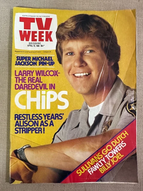 VINTAGE TELEVISION - "Australian TV Week" Apr 1980 Michael Jackson ...